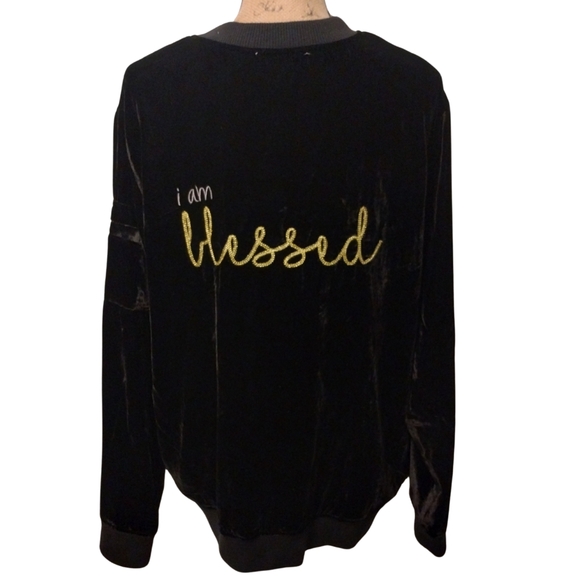 Peace Love World | Jackets & Coats | Peace Love World Im Blessed Bomber ...